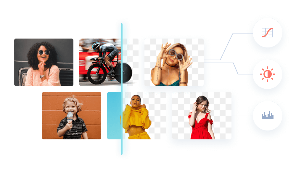 Remove any background from your photos automatically